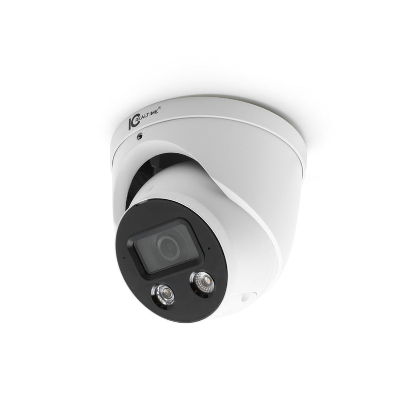 IC Realtime IPMX-E40F-ADW2 4MP Active Deterrence Eyeball Network (Whit – Black Diamond Online Store